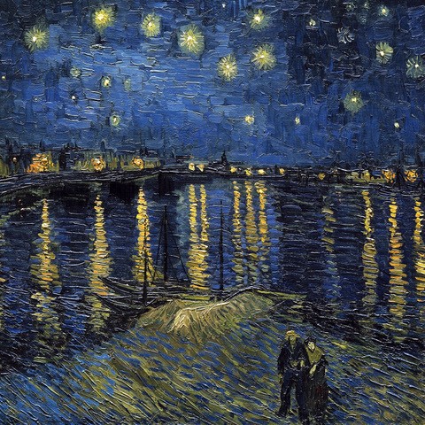 Van Gogh Starlight Over Rhone (12x12) #54770